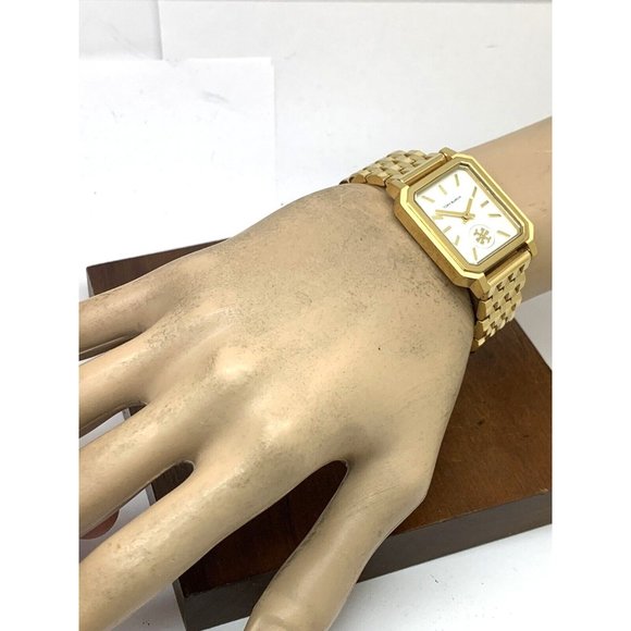 Tory Burch | Accessories | Tory Burch Womens Watch Tbw50 Robinson Cream ...